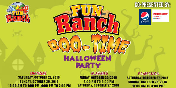 Halloween Boo-Time! Bash at Fun Ranch | ClickTheCity Events