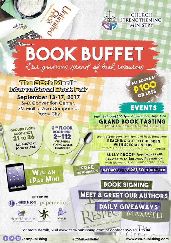 Experience CSM’s Book Buffet at the 38th MIBF | ClickTheCity Events