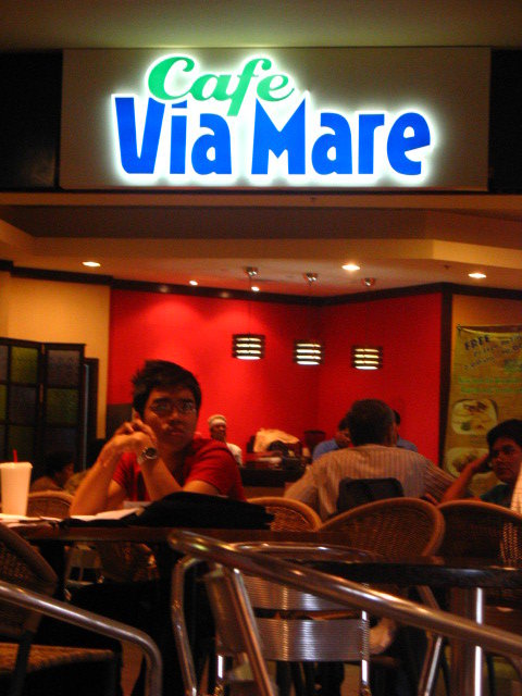 Cafe Via Mare (Greenhills Promenade, San Juan, Metro Manila - filipino ...