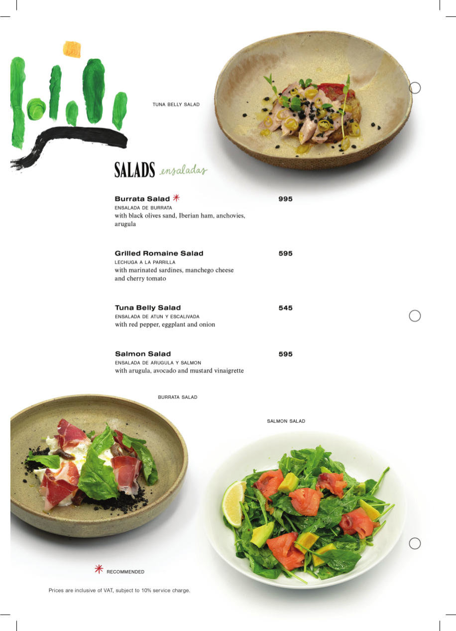 BCN by Las Flores Menu | ClickTheCity Food & Drink