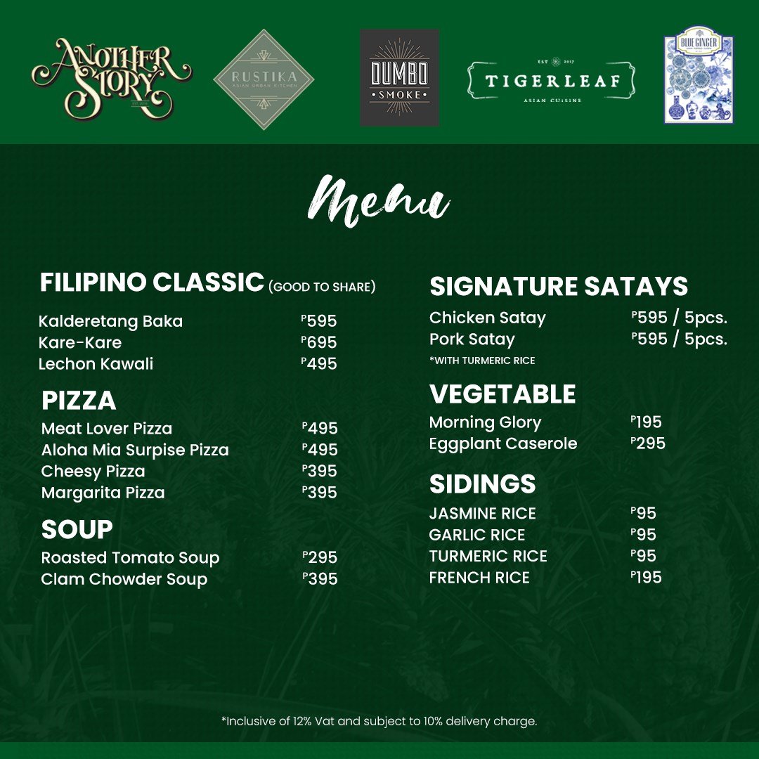 Another Story Menu | ClickTheCity Food & Drink