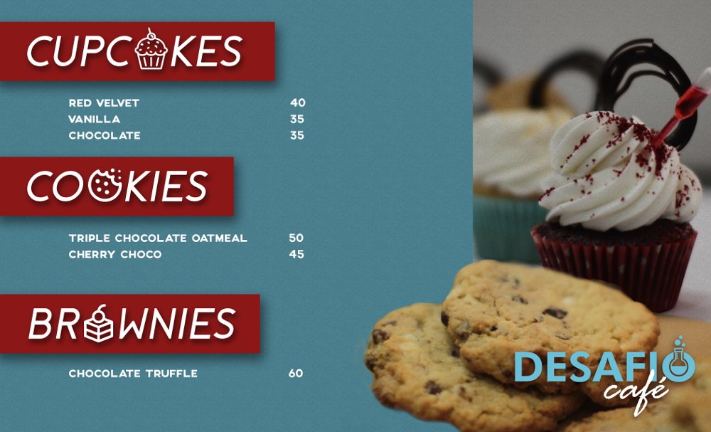 Desafio Café Menu | ClickTheCity Food & Drink