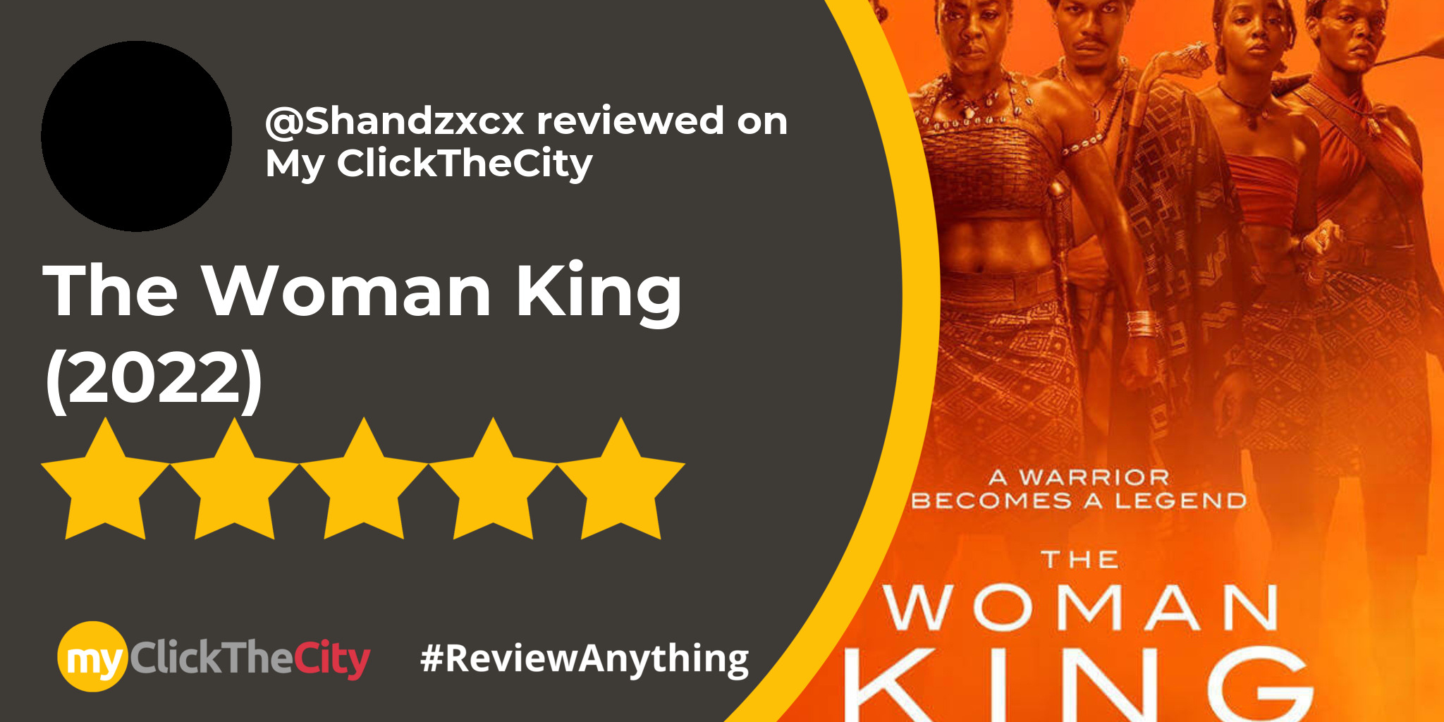 Maria Shandra Aportadera's review | The Woman King (2022) | My ClickTheCity