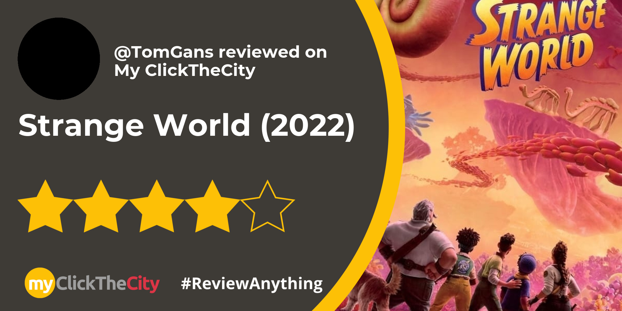 Etoy Salarin's review | Strange World (2022) | My ClickTheCity