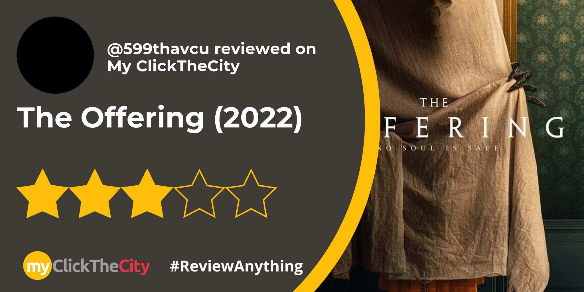 DANTE CRUZ's review | The Offering (2022) | My ClickTheCity