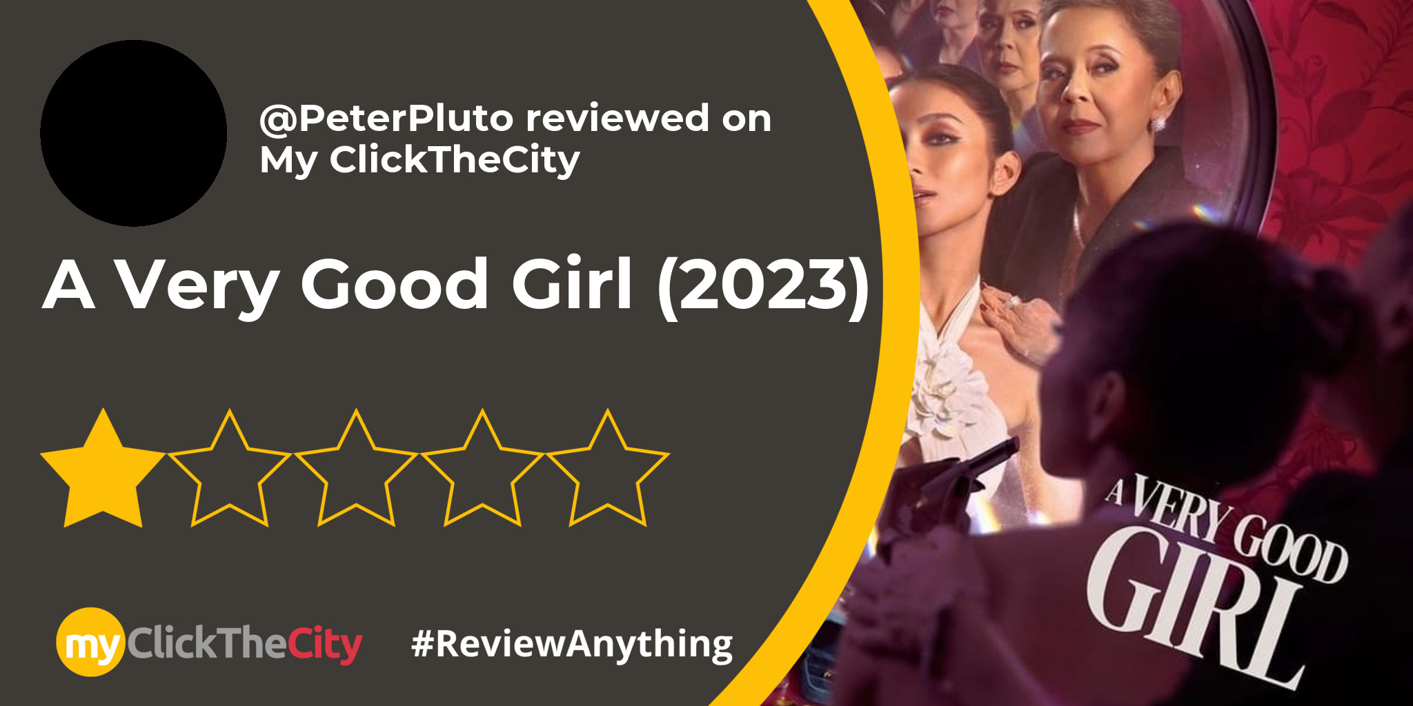 Peter Pluto's review | A Very Good Girl (2023) | My ClickTheCity