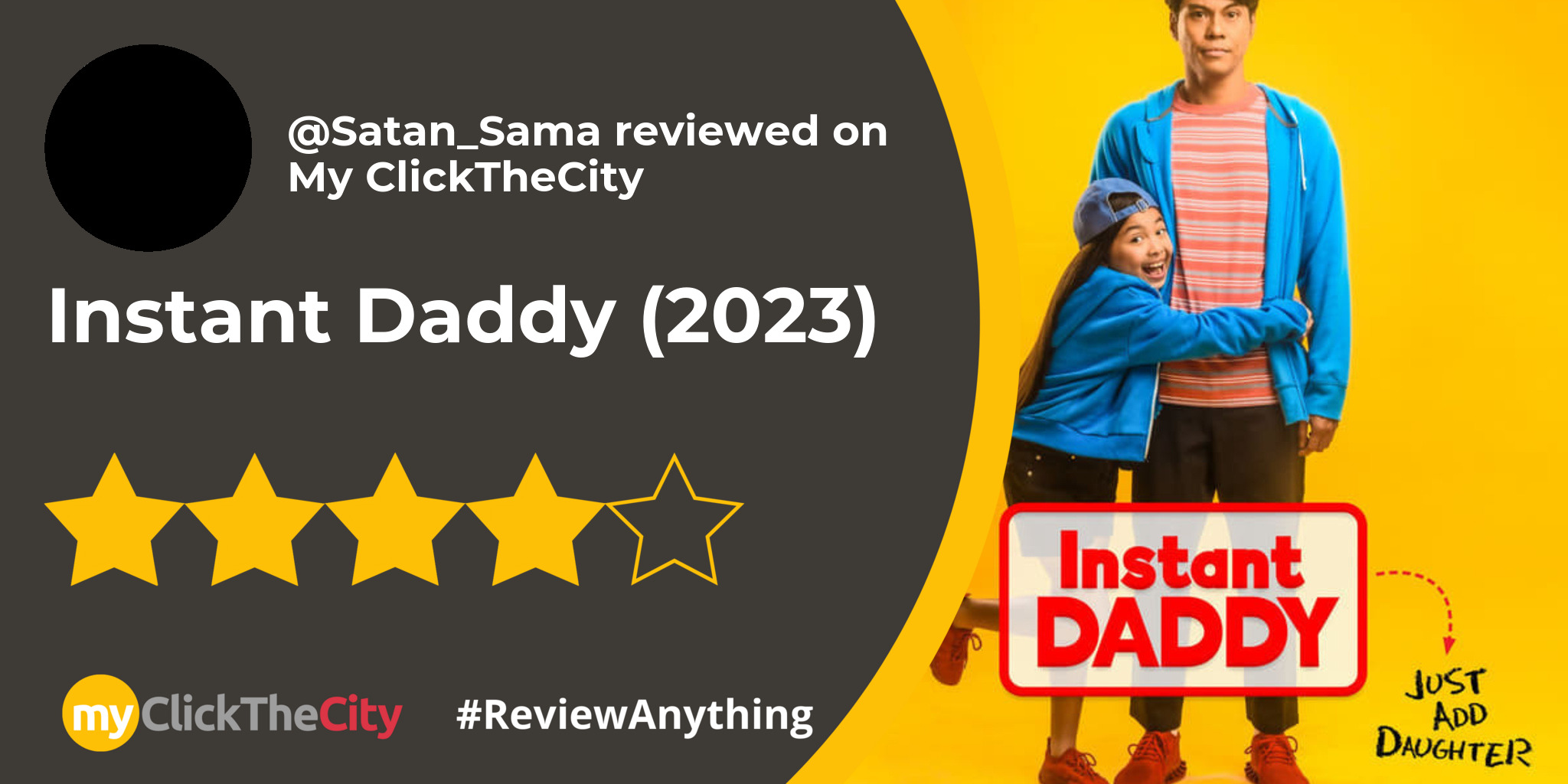 Satanael Kamisama's review | Instant Daddy (2023) | My ClickTheCity