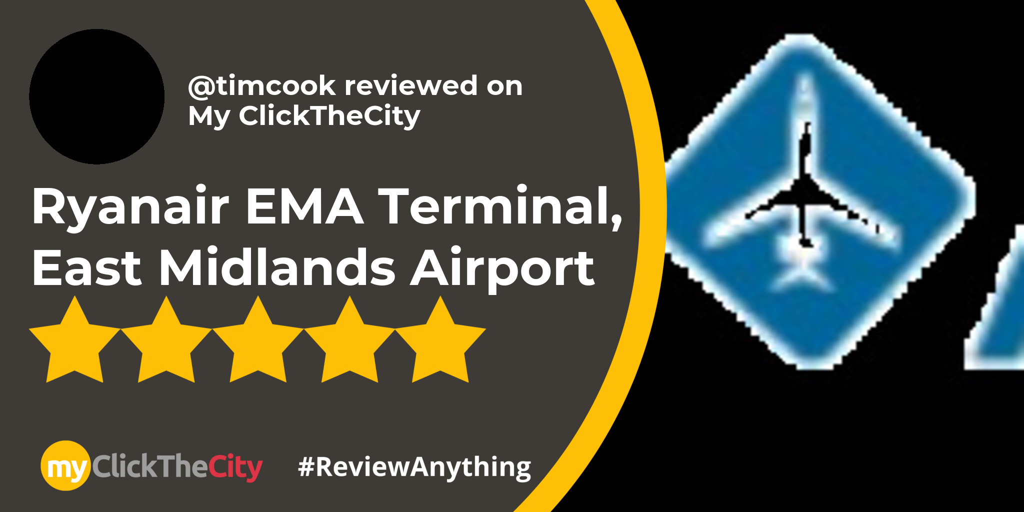 Tim Cook's review | Ryanair EMA Terminal, East Midlands Airport | My ...