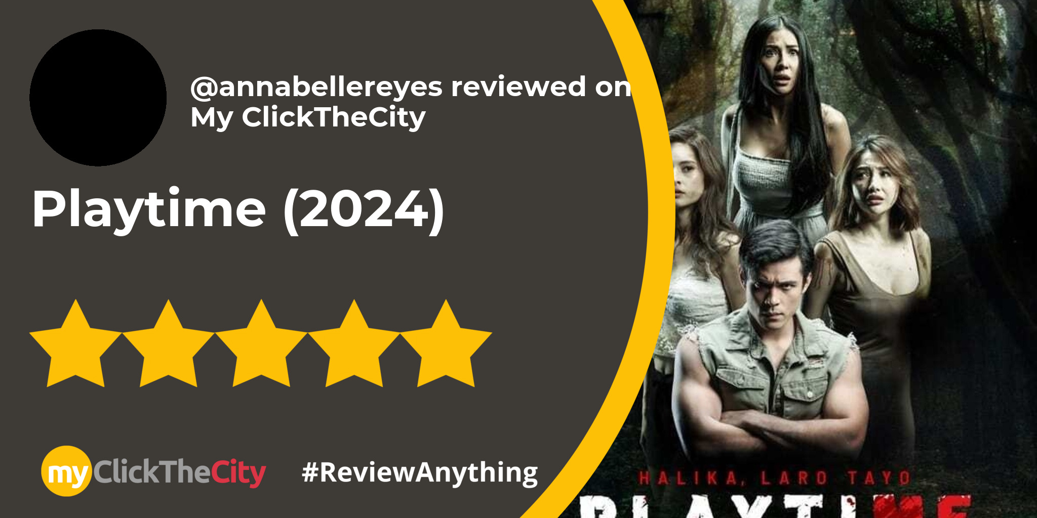 Annabelle Reyes's review | Playtime (2024) | My ClickTheCity