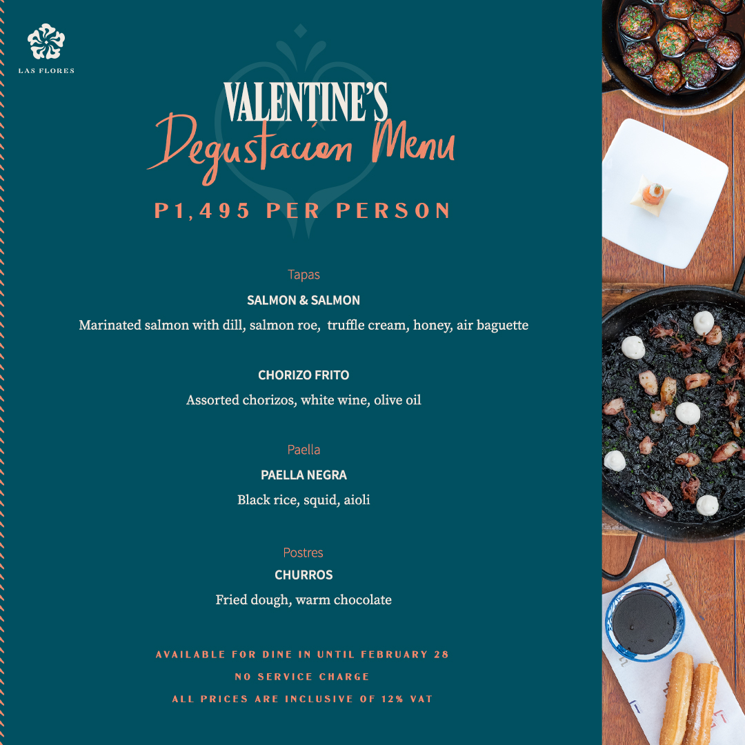 Celebrate Valentine's Day The Spanish Way at Las Flores, Rambla ...