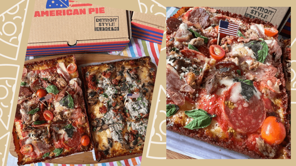 Order Cheesy, Crispy, Detroit-Style Pizzas Now at American Pie ...