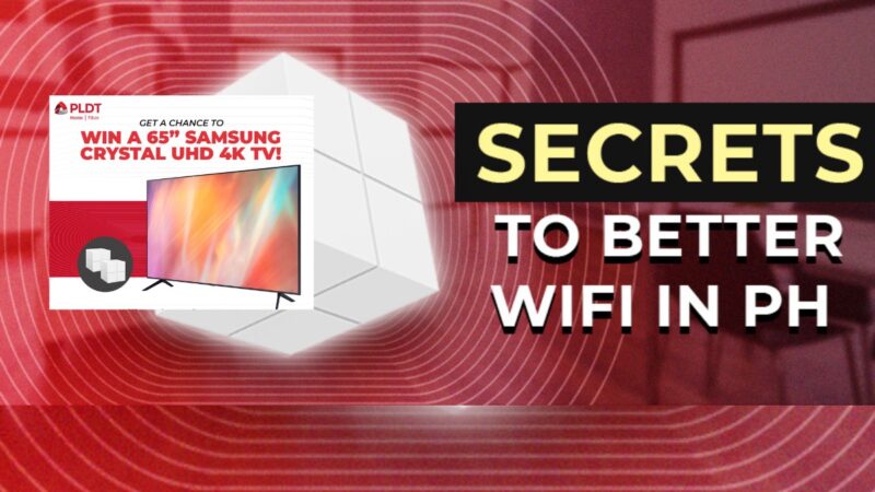 Avail a PLDT Home WiFi Mesh system online for a chance to win a 65 ...
