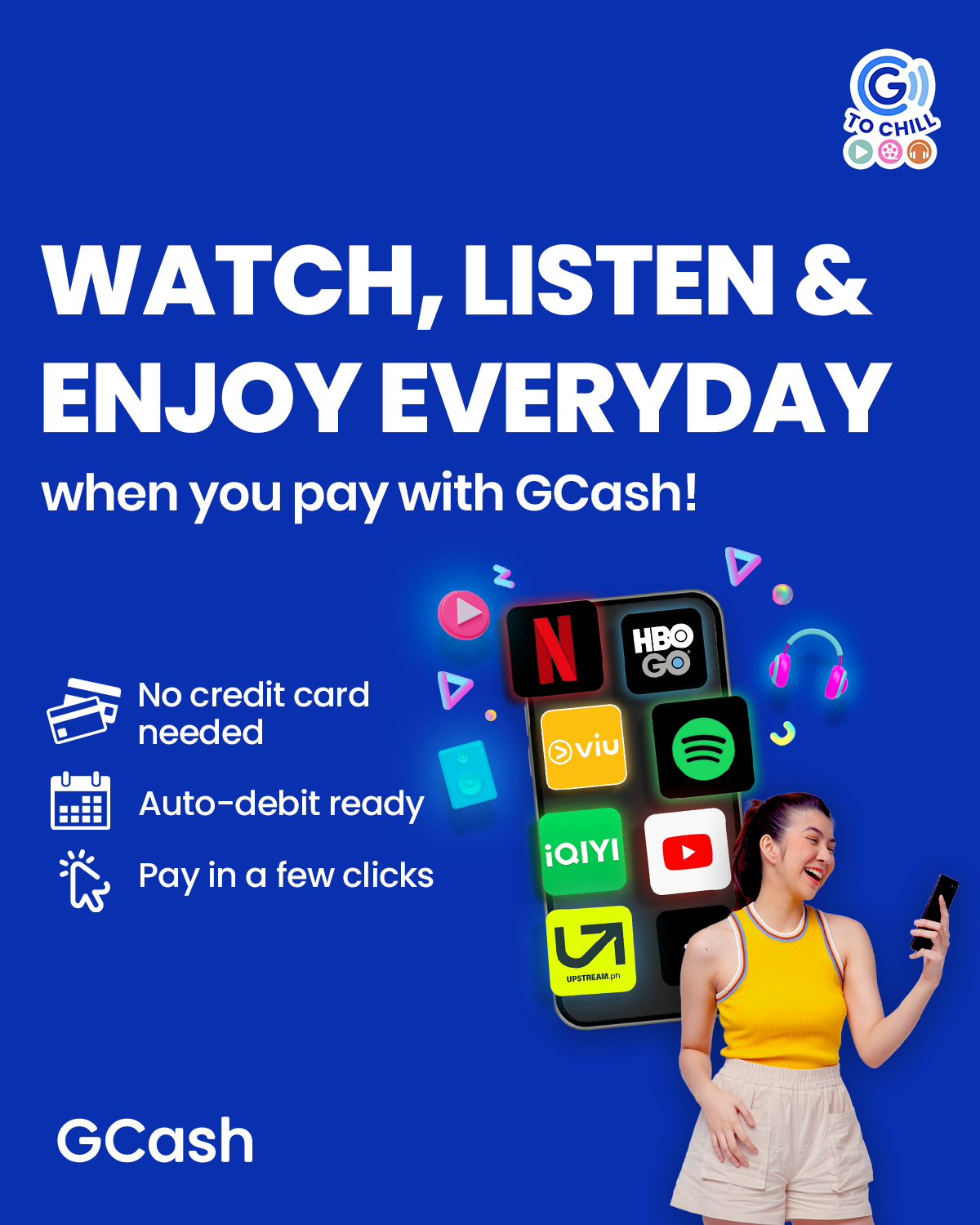 G to Chill? GCash Offers Access to Major Entertainment Content ...