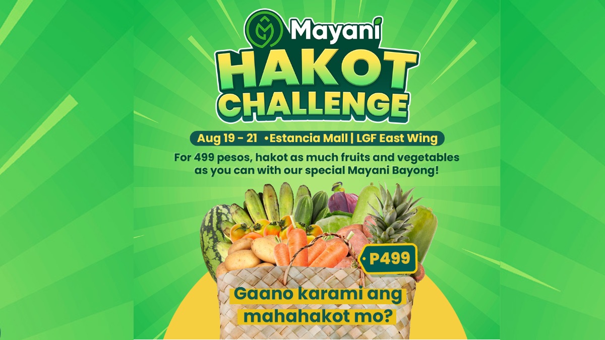 Join the P499 Mayani Hakot Challenge at Estancia Mall - ClickTheCity