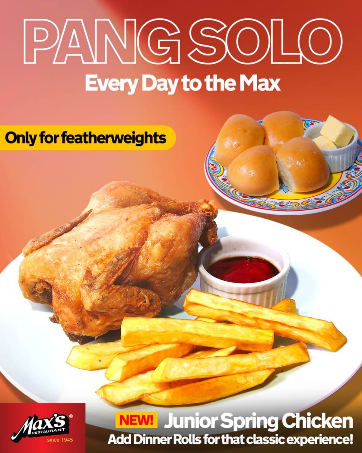 Max's Restaurant Launches Their Spicy Chicken & Junior Spring Chicken ...