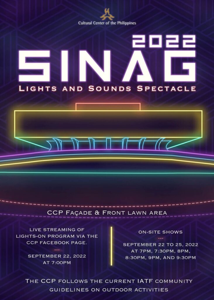 CCP's 'Sinag 2022' Light & Sound Spectacle Starts This September ...