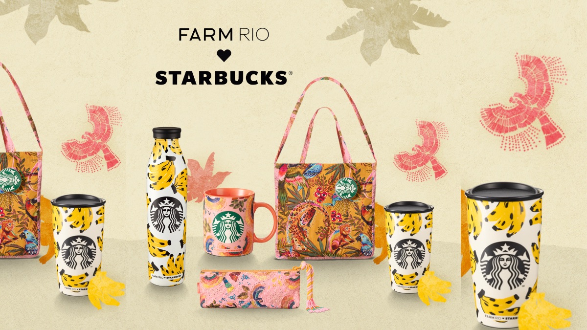 Starbucks® X FARM Rio Collection Brings the Vibrant Colors and Energy ...