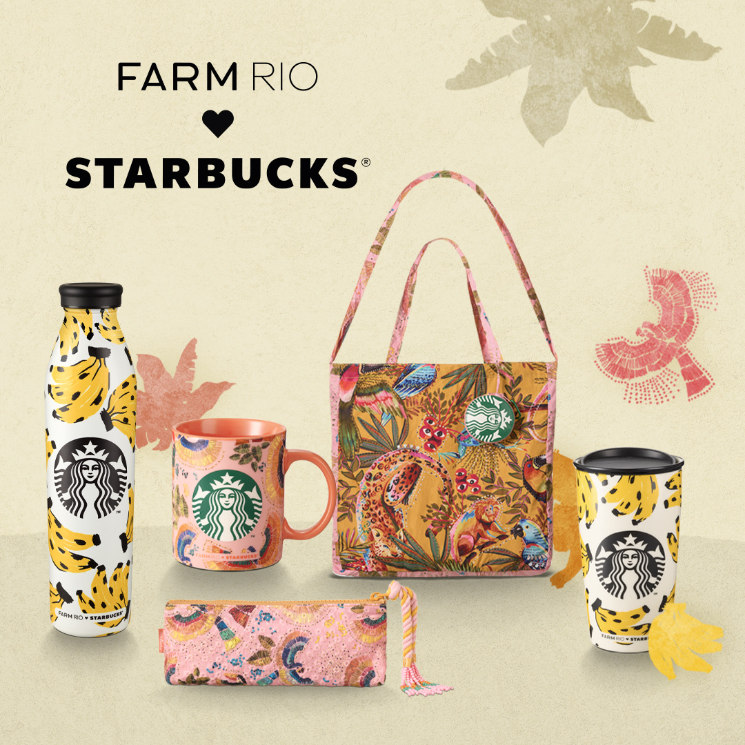 Starbucks® X FARM Rio Collection Brings the Vibrant Colors and Energy ...