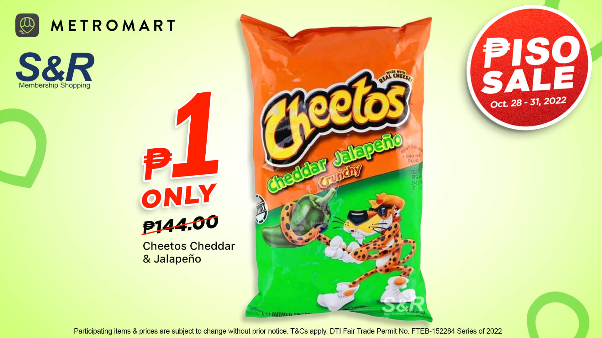 S&R PISO SALE runs this Halloween weekend - ClickTheCity