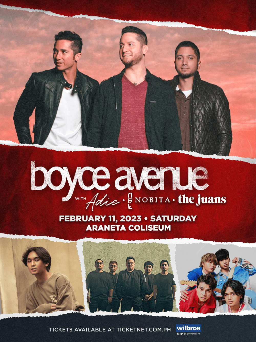 Boyce Avenue with Adie, Nobita and The Juans Live in Concert For ...