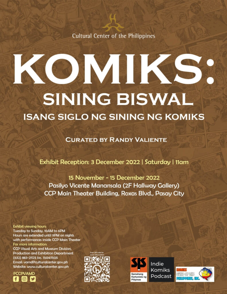 CCP Visual Arts Presents 'Komiks: Sining Biswal' - ClickTheCity