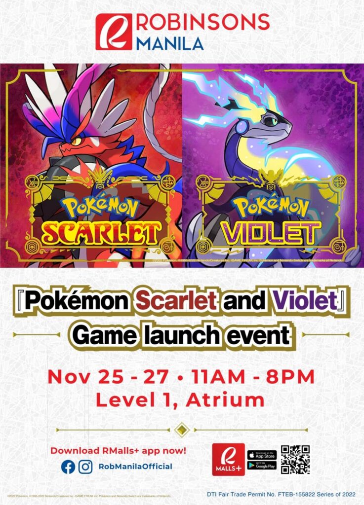 Catch the 'Pokémon Scarlet and Violet' Grand Launch Event, Booths ...