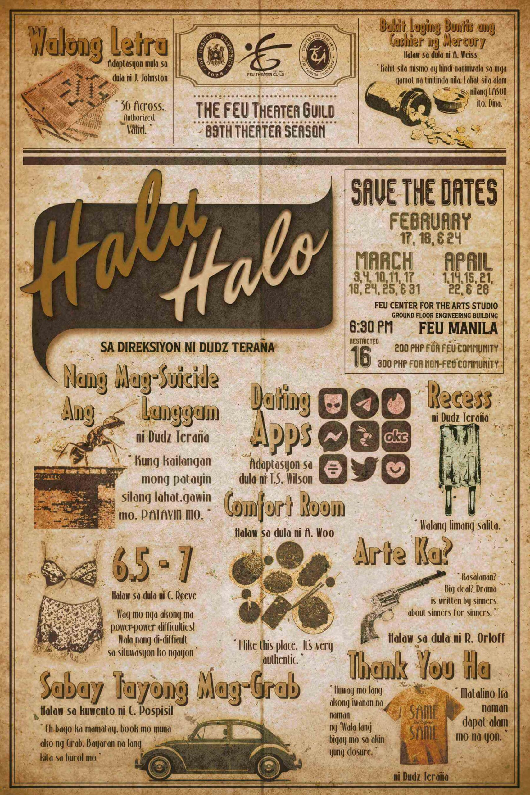 'Halu Halo': Ten Short Plays Adapted from Playwrights in the World of ...