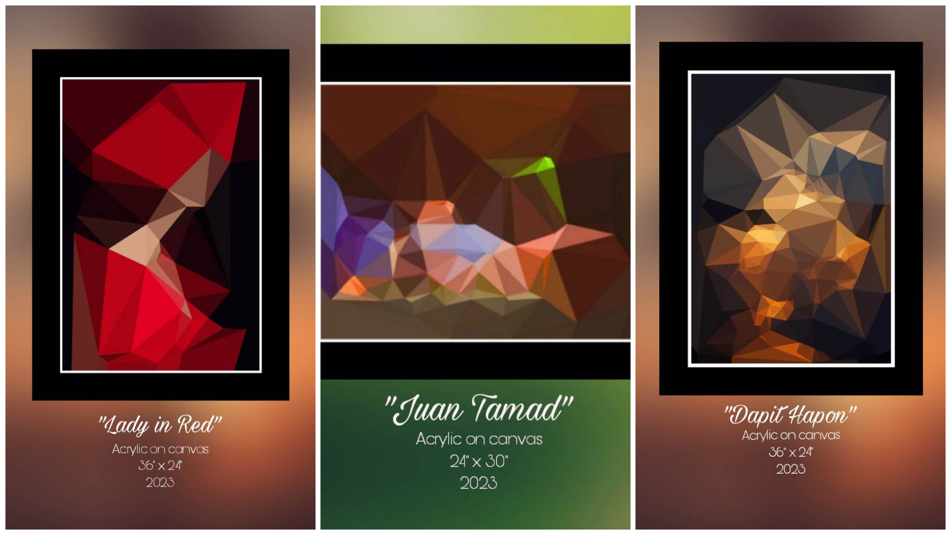 Amador Inlayo goes from landscape to Cubism with a twist in ARTablado ...