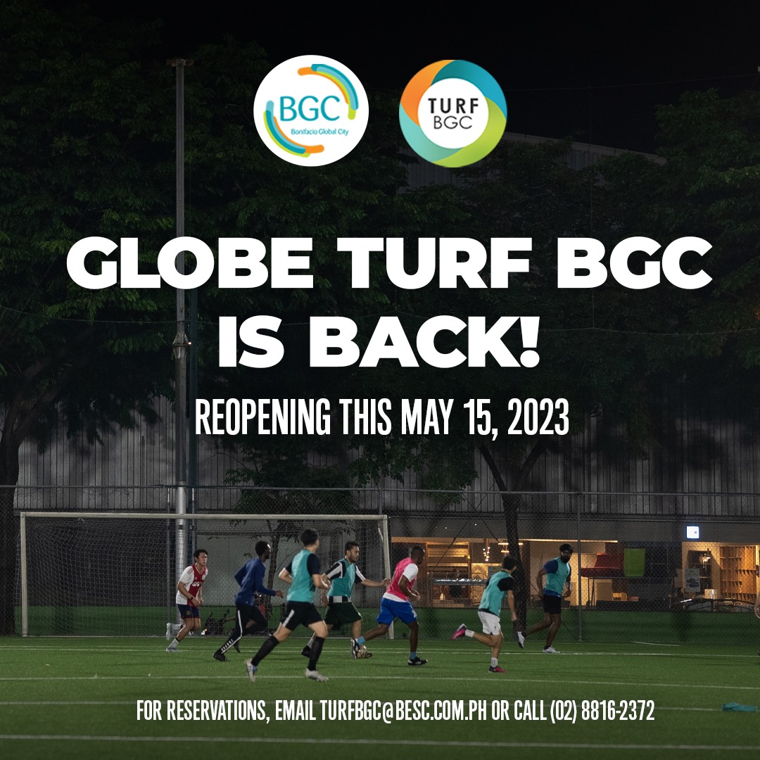 Kick-off Your Game: Football fans, rejoice! TURF BGC has now reopened ...