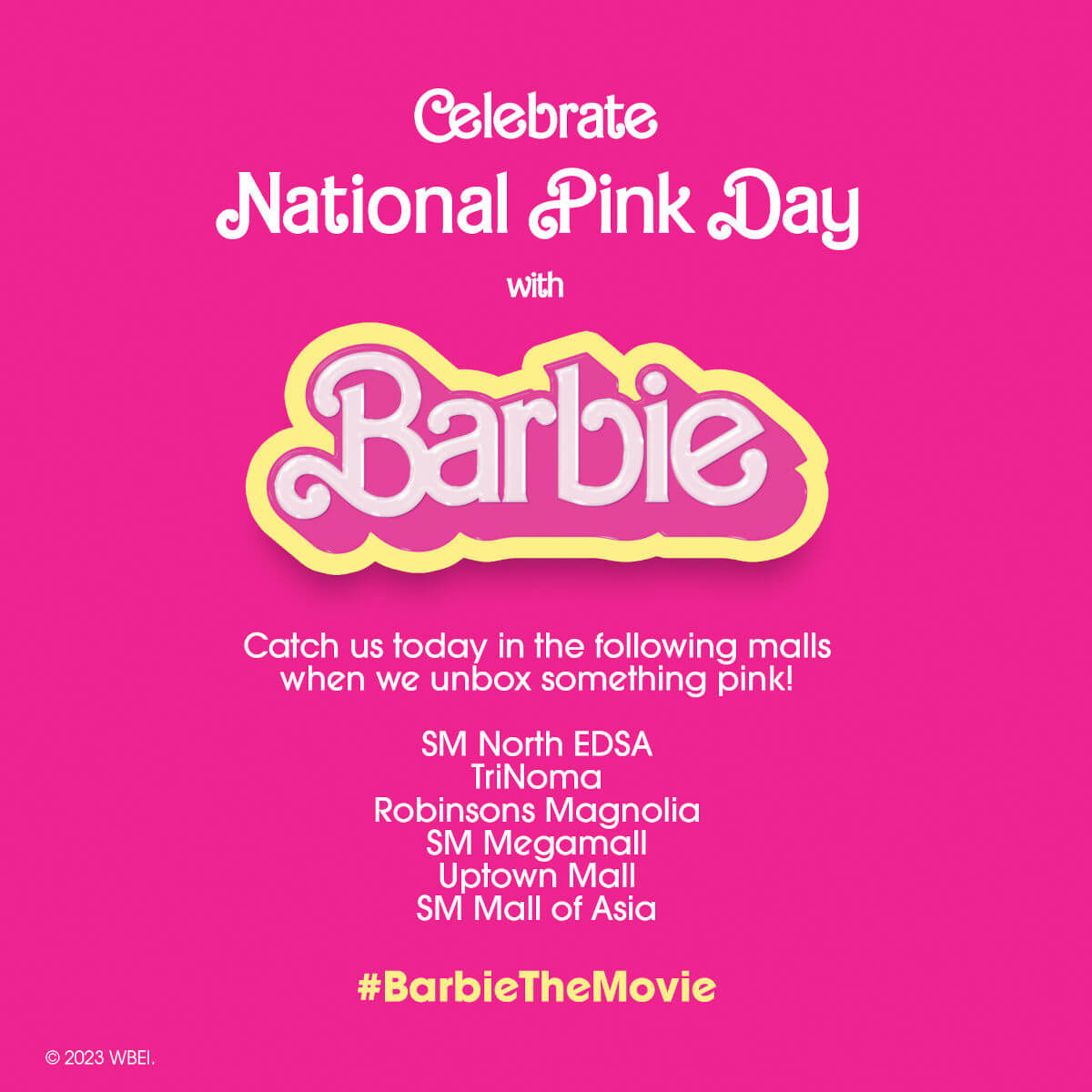Celebrate National Pink Day with 'Barbie': Unveiling a Pink Surprise ...