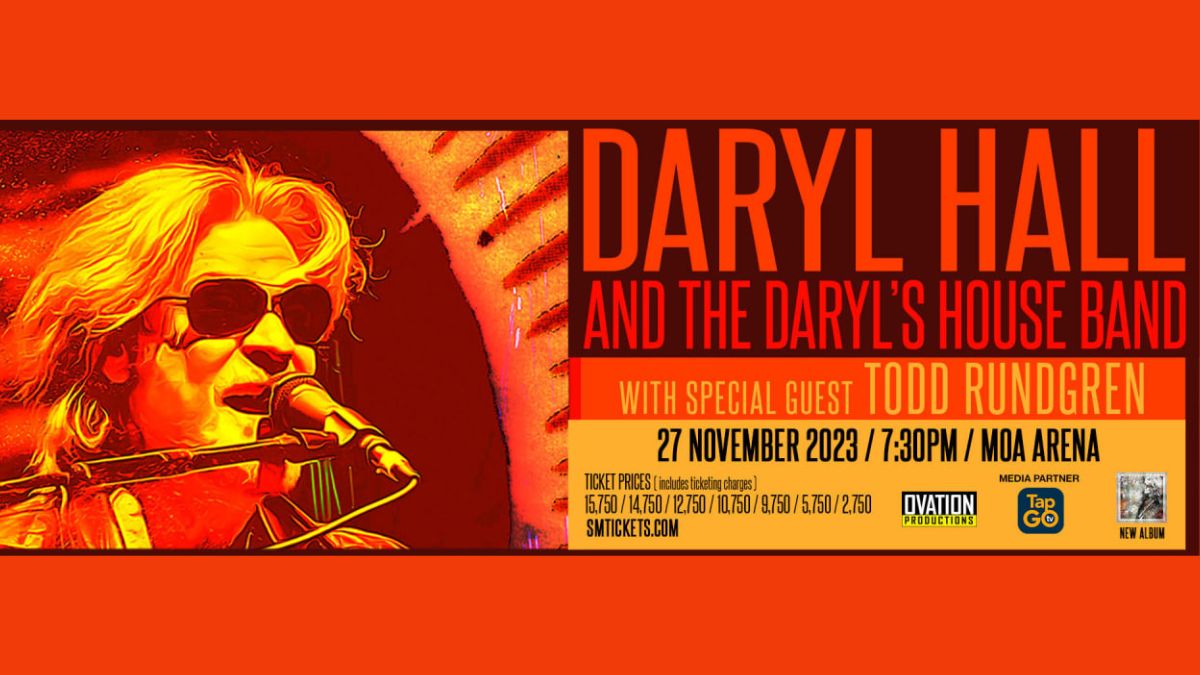 Daryl Hall To Hold PH Concert This November 2023 with Special Guest ...