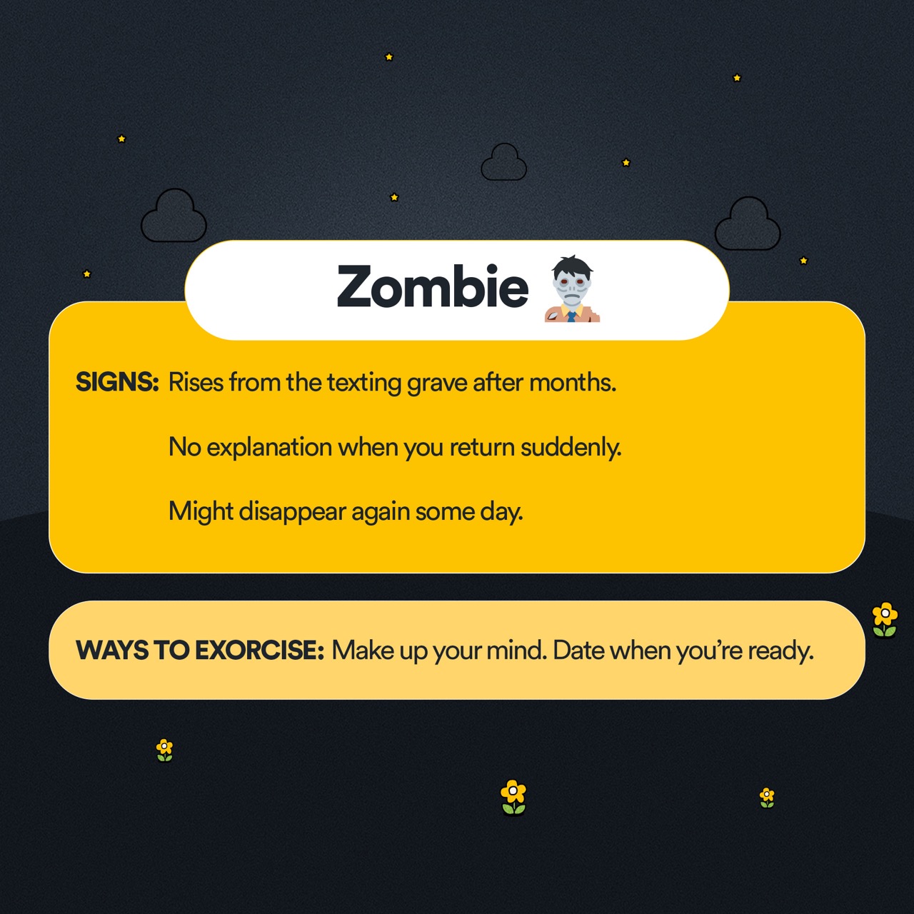 Ghosts, Zombies, Energy Vampires, and Green-Eyed Monsters: Bumble ...