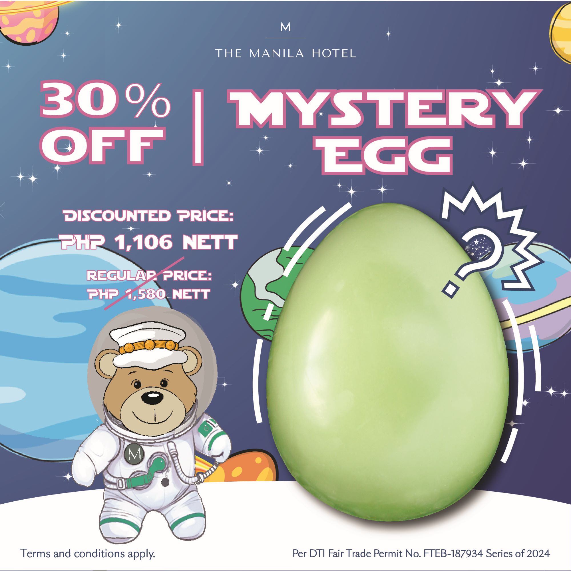 Experience a Galactic Easter Eggspedition at The Manila Hotel ...