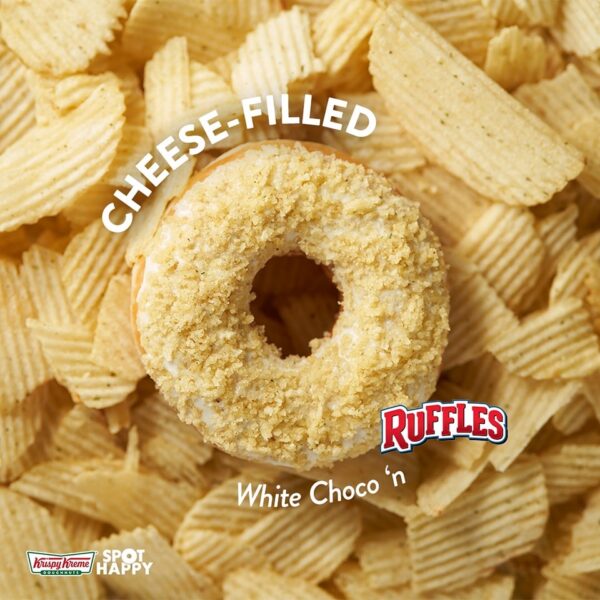 Krispy Kreme Gets Cheesy: Donuts Meet Ruffles, Doritos & Cheetos ...