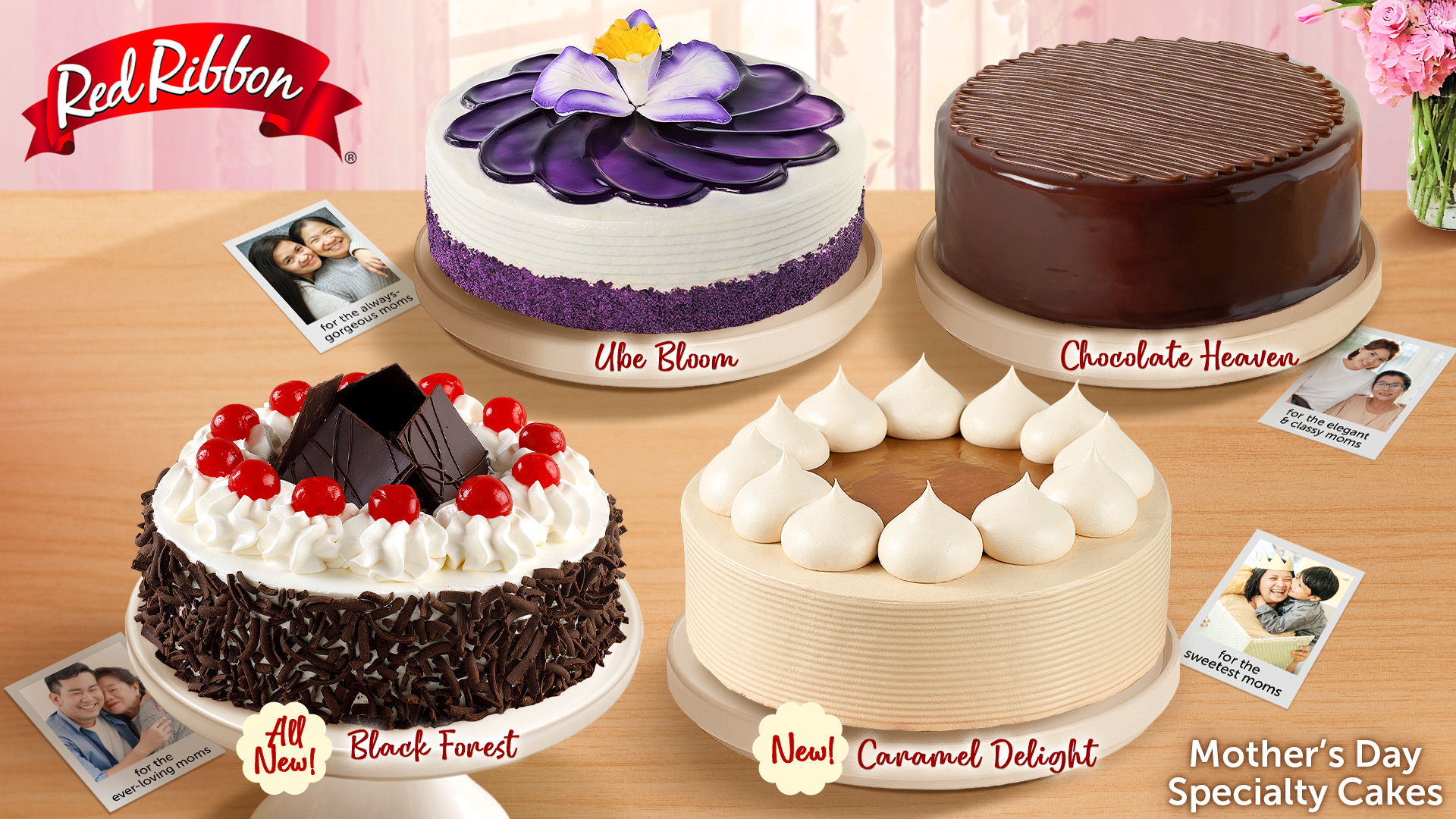 Find the Perfect Cake for Every Mom this Mother’s Day with Red Ribbon’s ...