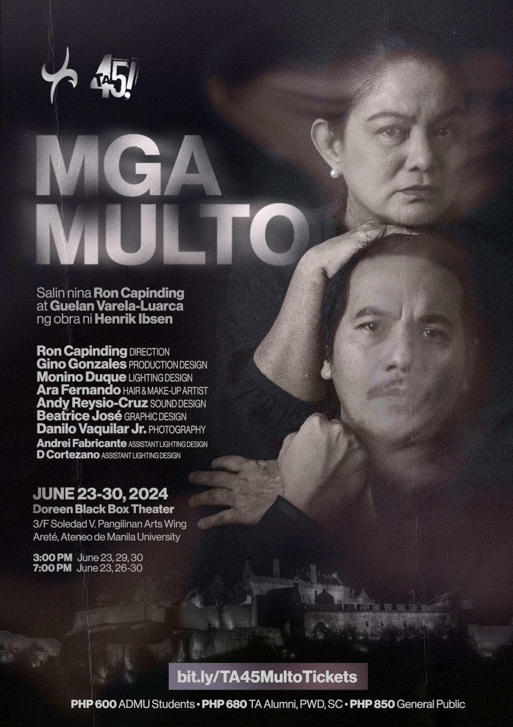 Tanghalang Ateneo Presents 'Mga Multo' - Philippines Times