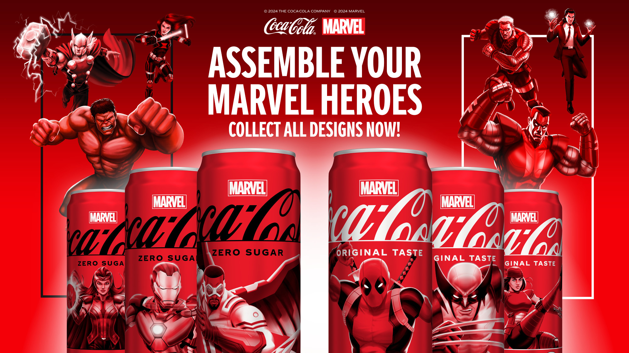 Coca-Cola x Marvel Heroes Unite: Collect Limited-Edition Packs Now ...