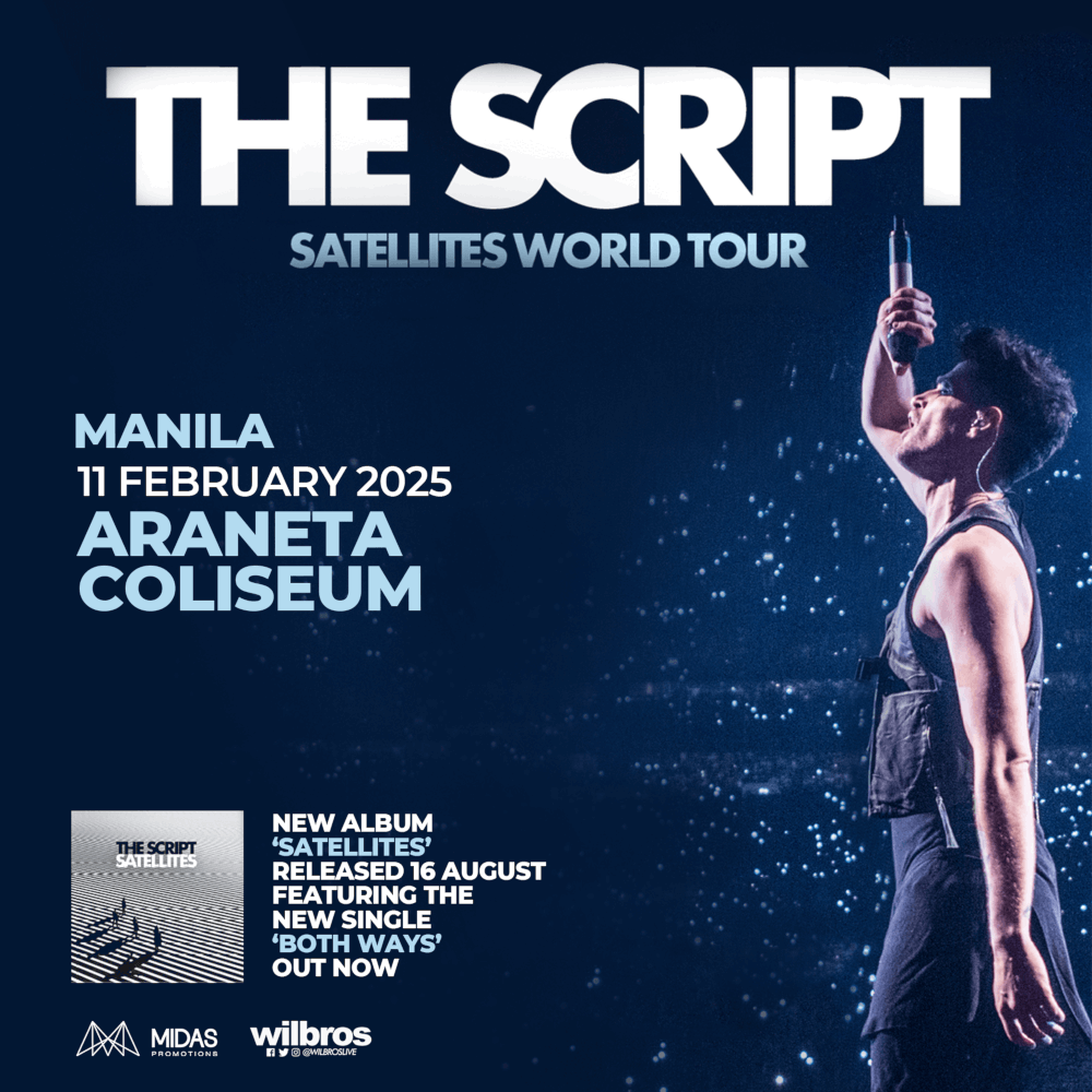 The Script ‘Satellites World Tour’ in Manila on February 11 | ClickTheCity