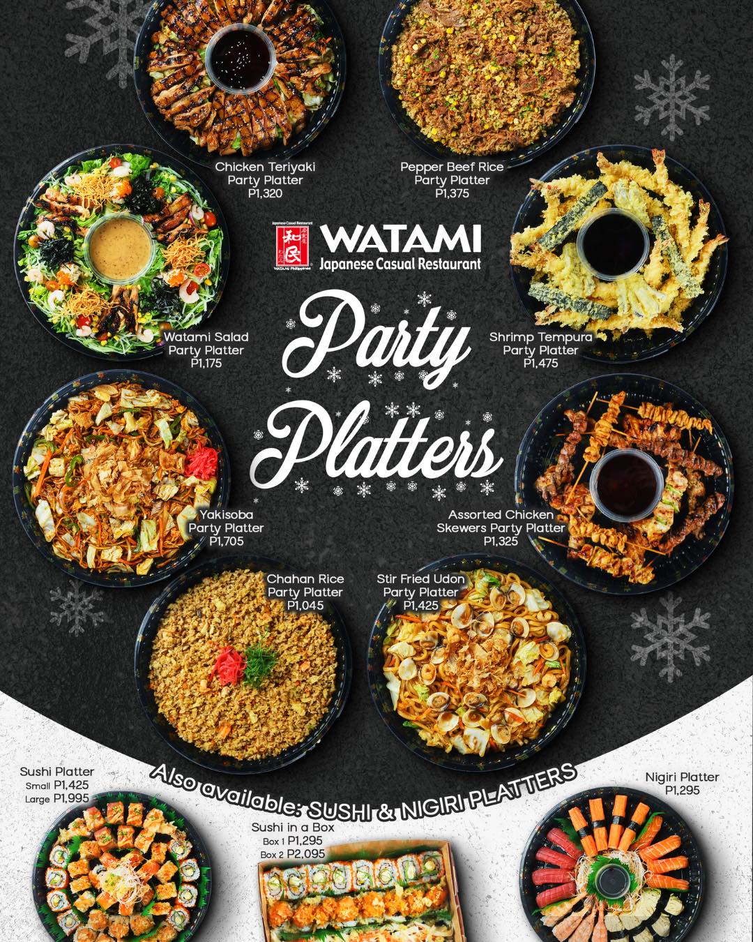 Stress-Free Holiday Feasts with TGI Fridays and Watami Platters ...