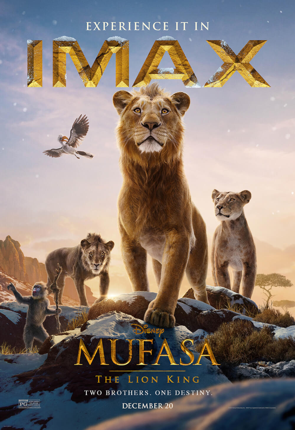Experience the Epic Journey of “Mufasa: The Lion King” in IMAX and 4DX ...