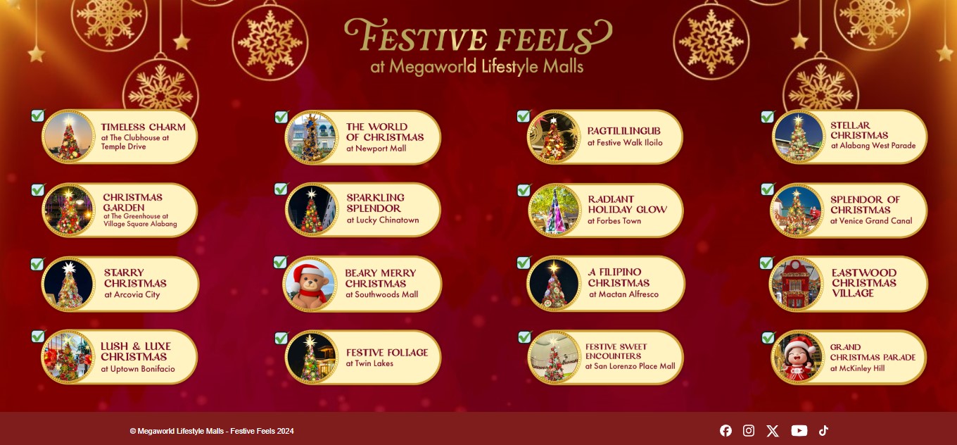 Festive Feels at Megaworld Lifestyle Malls:The Metro’s Ultimate Hub for ...