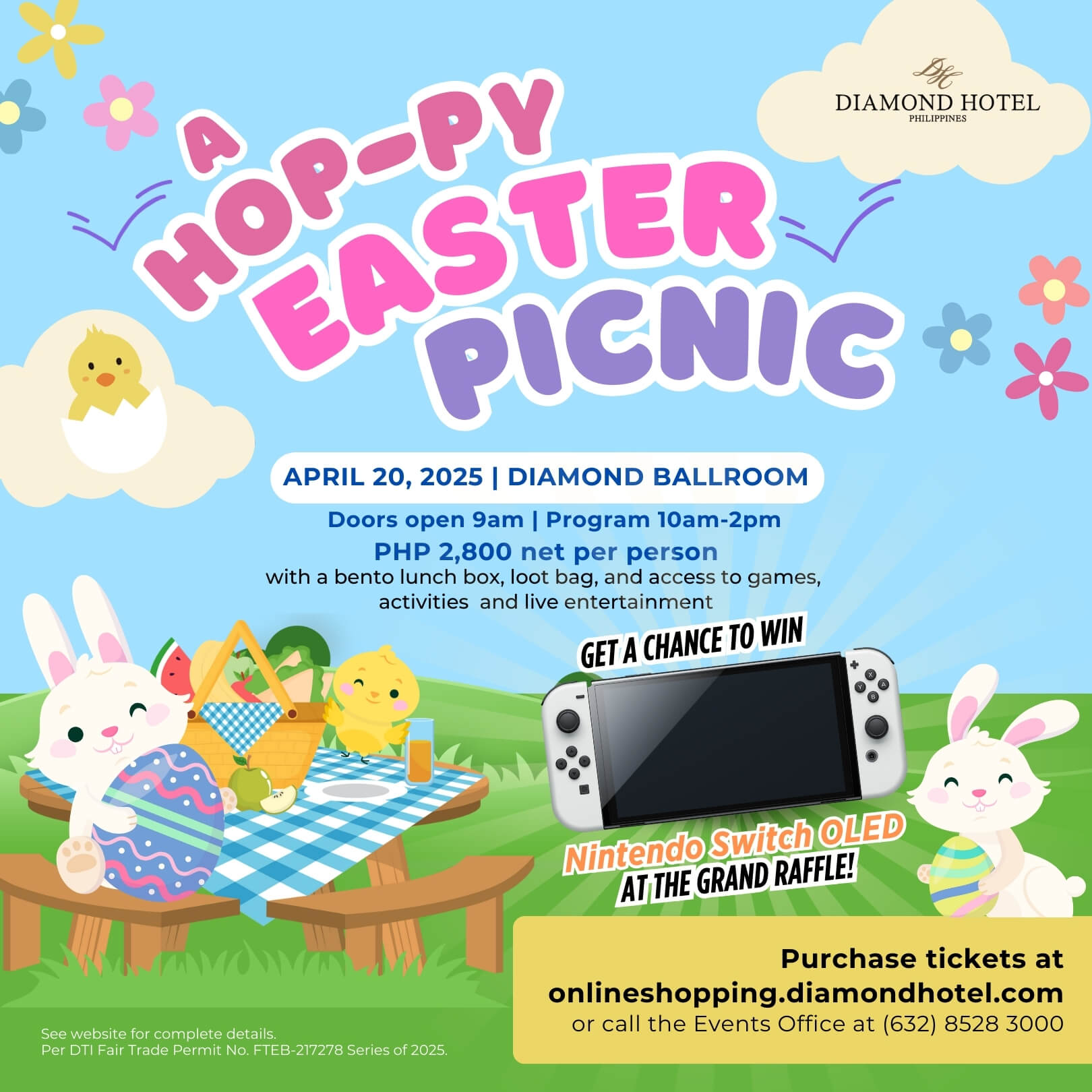 Jump into A Hop-py Easter Picnic at Diamond Hotel Philippines ...
