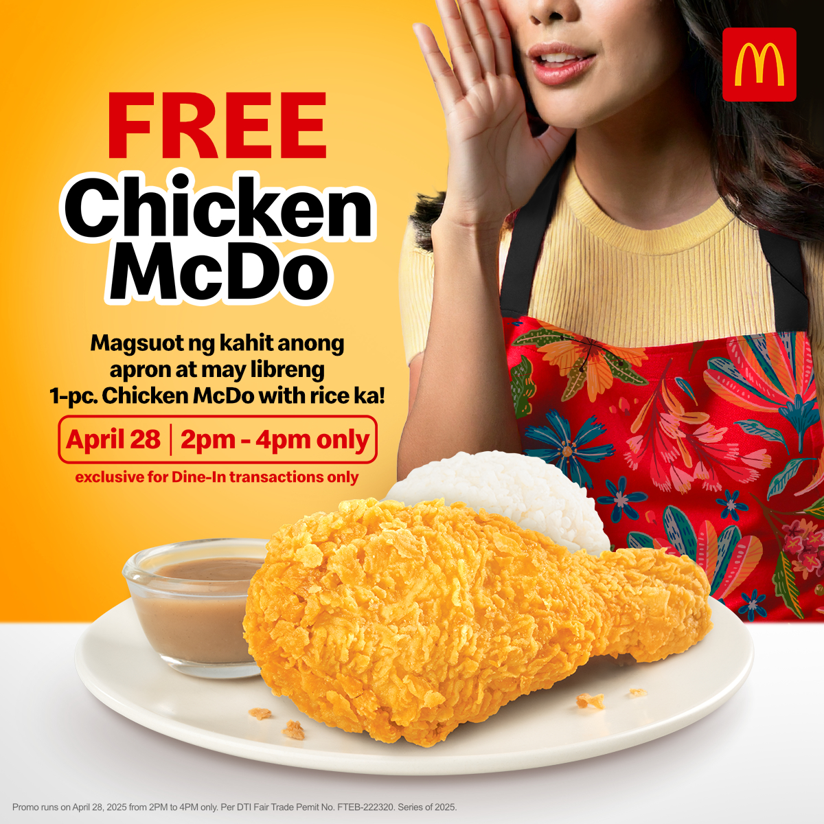 It’s Confirmed: Get FREE Chicken McDo on April 28 | ClickTheCity